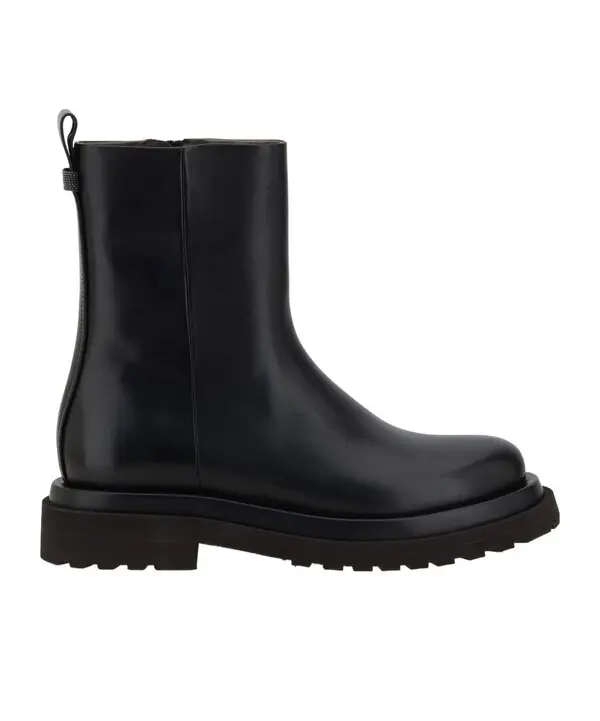 Brunello Cucinelli Zip-detail Block-heel Boots