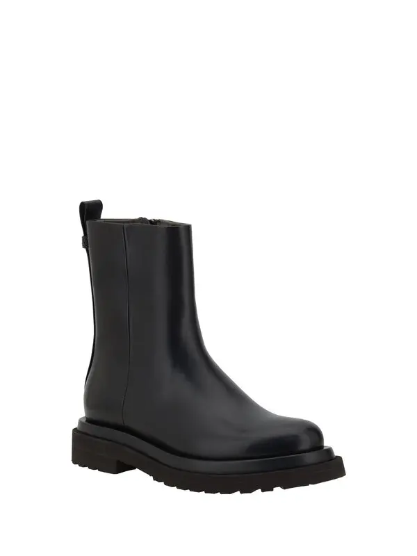 Brunello Cucinelli Zip-detail Block-heel Boots