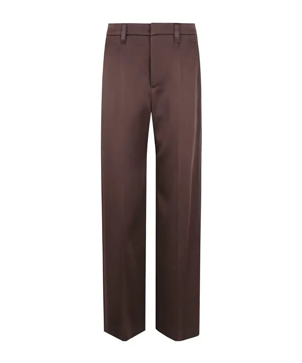Brunello Cucinelli Monili Detailed Straight Leg Trousers - Black