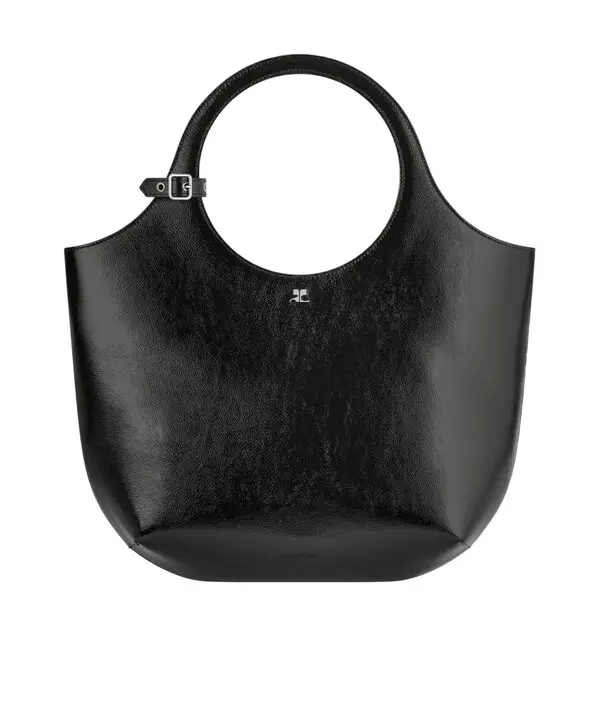 COURREGES Courrèges Medium Holy Naplack Leather Bag