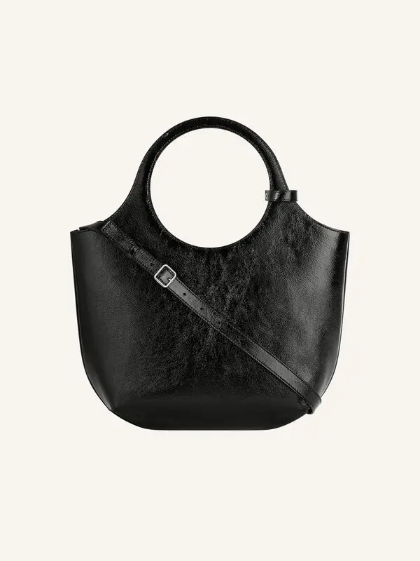 COURREGES Courrèges Medium Holy Naplack Leather Bag