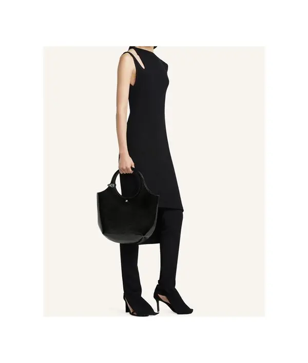COURREGES Courrèges Medium Holy Naplack Leather Bag