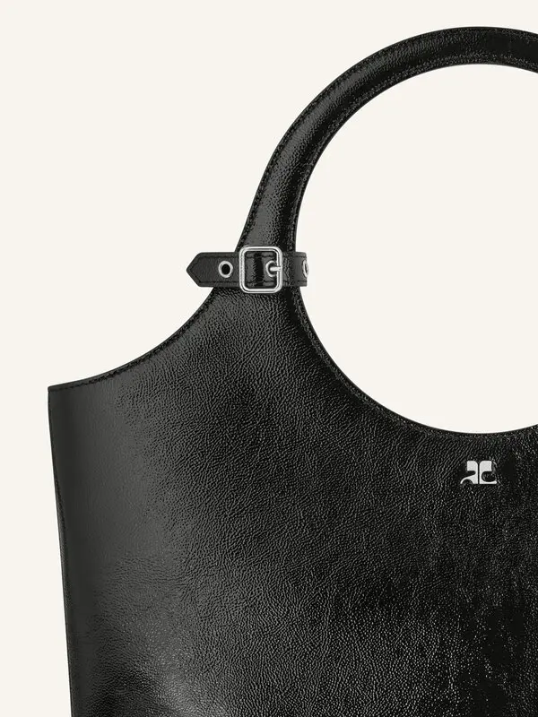 COURREGES Courrèges Medium Holy Naplack Leather Bag