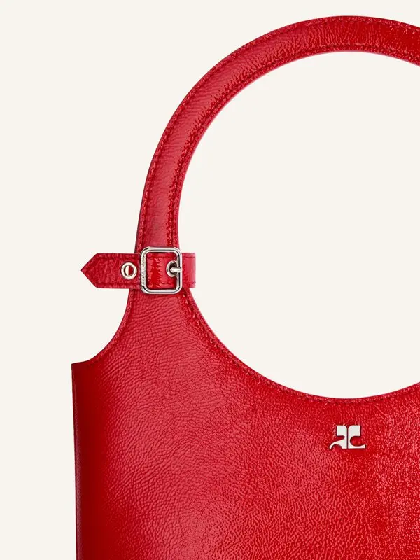 COURREGES Courrèges Holy Naplack Zipped Tote Bag
