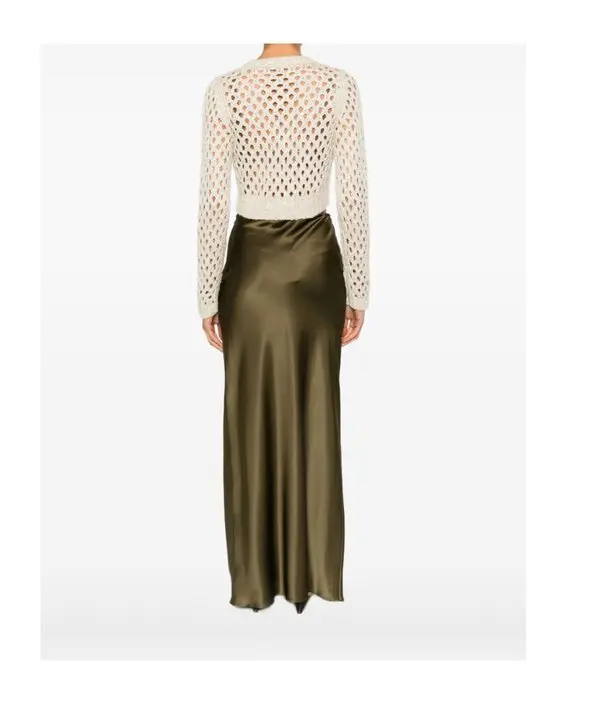 Brunello Cucinelli Open-knit Sequin Embellishment Sweater