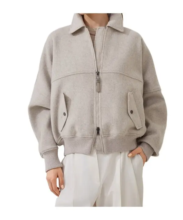 Brunello Cucinelli Zip-up Bomber Jacket