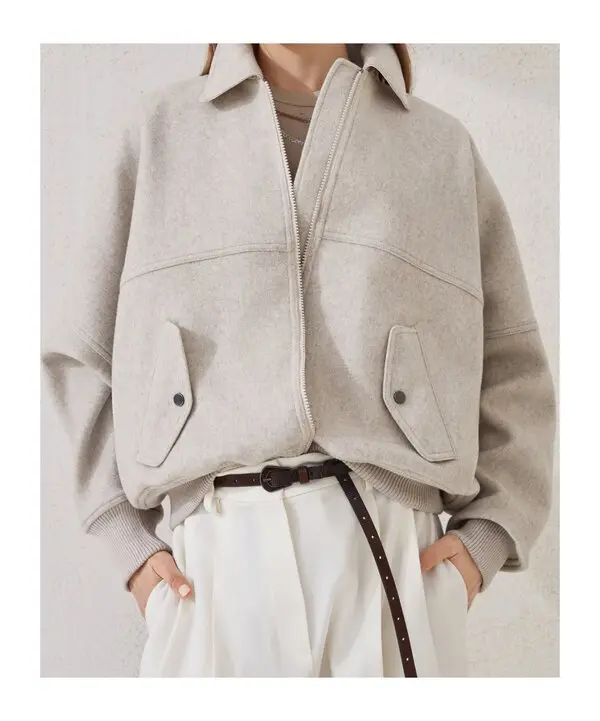 Brunello Cucinelli Zip-up Bomber Jacket