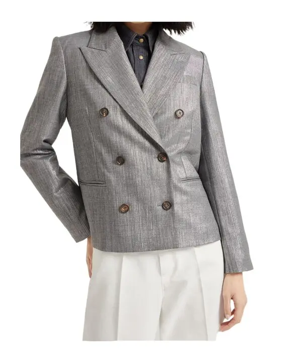 Brunello Cucinelli Lamé-effect Blazer