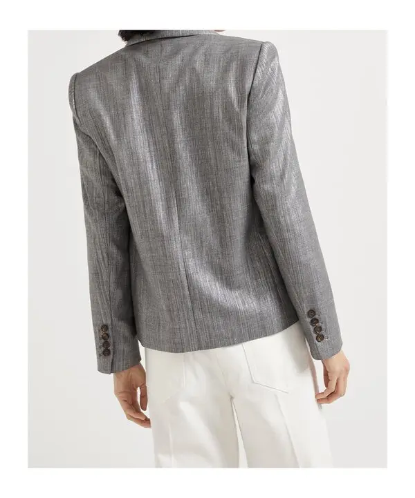 Brunello Cucinelli Lamé-effect Blazer