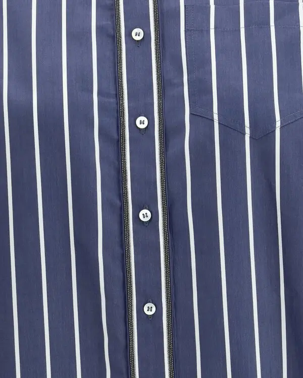 Brunello Cucinelli Striped Button-up Shirt