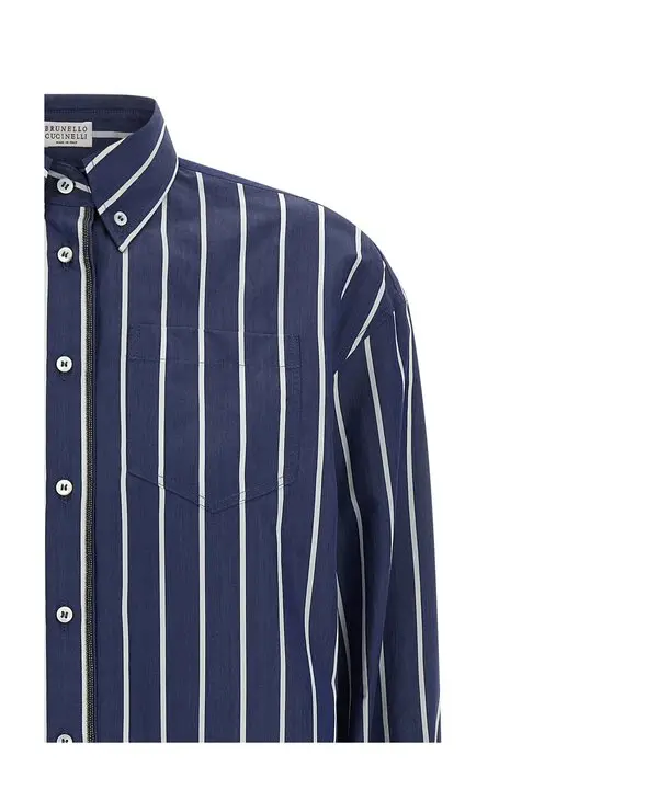 Brunello Cucinelli Striped Button-up Shirt
