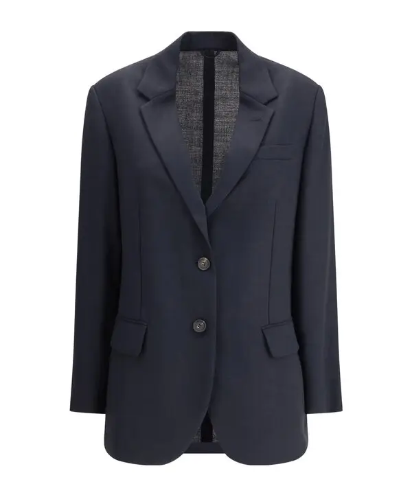 Brunello Cucinelli Two-button Belted Jacket