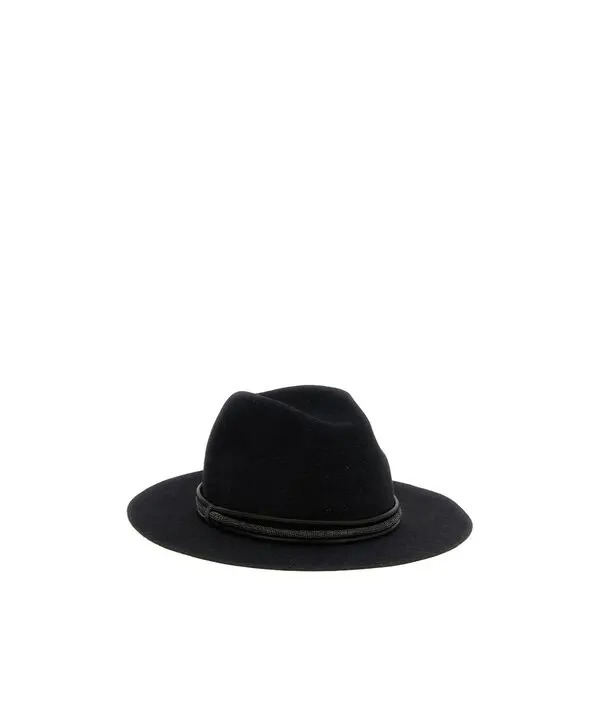 Brunello Cucinelli Embellished Band Fedora