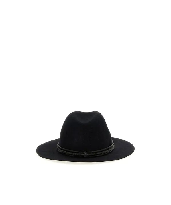 Brunello Cucinelli Embellished Band Fedora