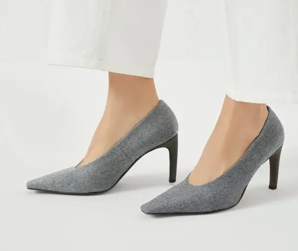 Brunello Cucinelli 85mm Flannel Pumps