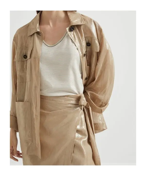 Brunello Cucinelli Striped Tank Top