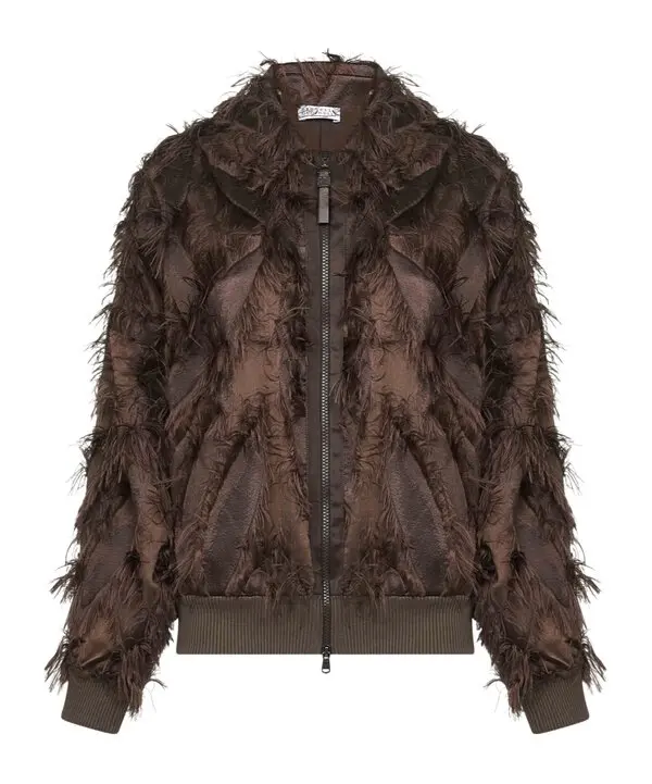 Brunello Cucinelli Monili Embroidered Zip-up Jacket