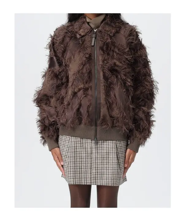 Brunello Cucinelli Monili Embroidered Zip-up Jacket
