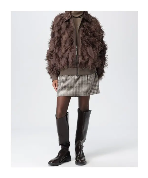 Brunello Cucinelli Monili Embroidered Zip-up Jacket