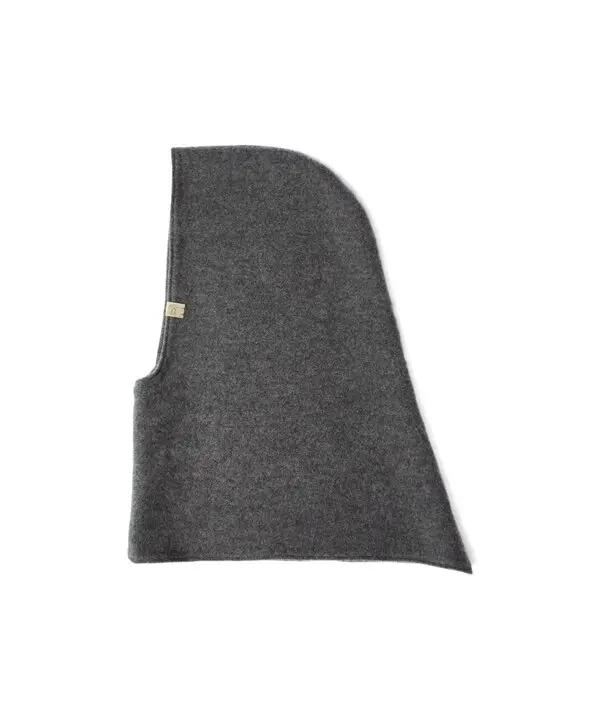 Brunello Cucinelli Logo Patch Flannel Balaclava