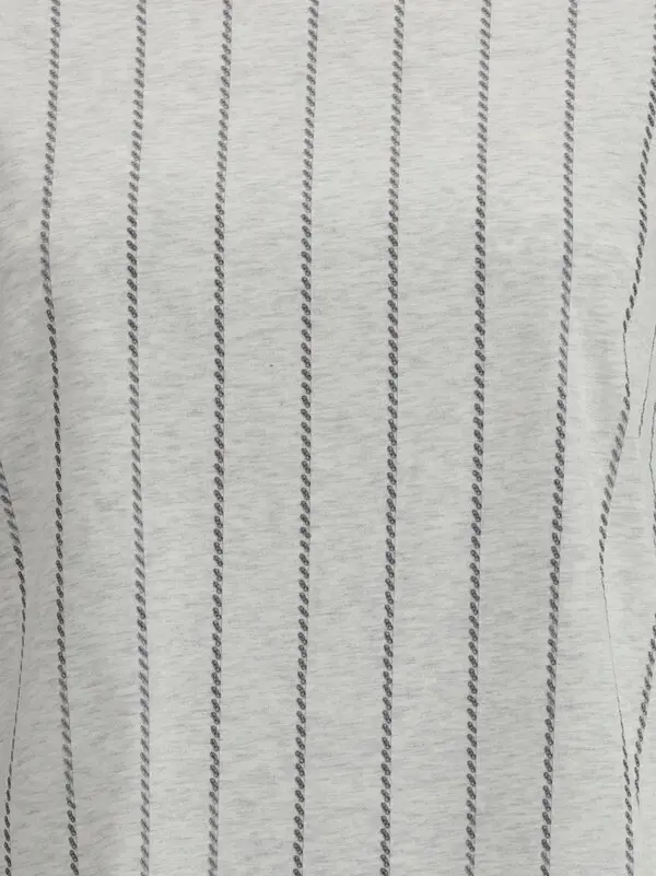 Brunello Cucinelli Striped Crewneck Short-sleeve T-shirt