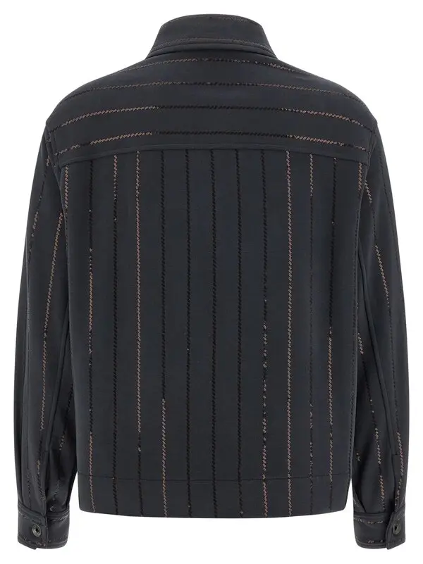 Brunello Cucinelli Sequin Embellished Shirt