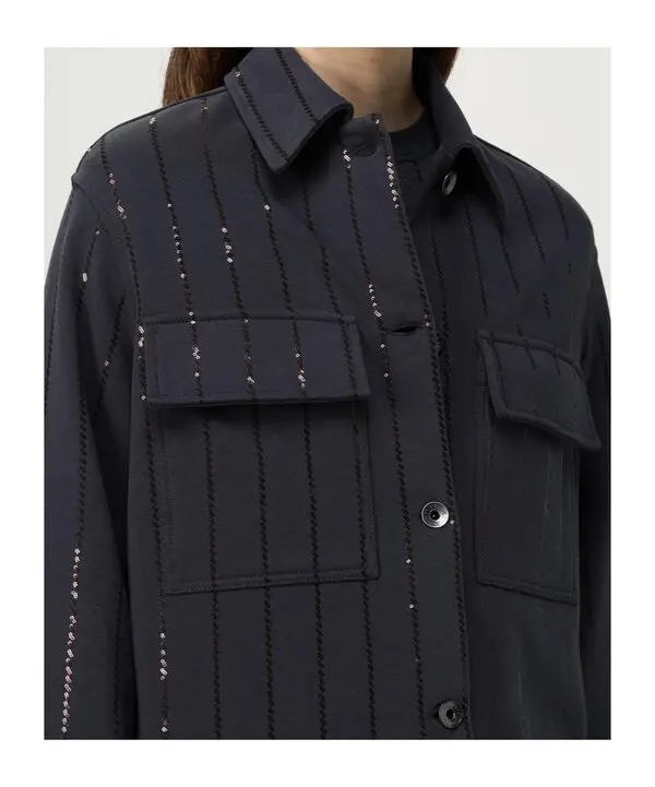 Brunello Cucinelli Sequin Embellished Shirt