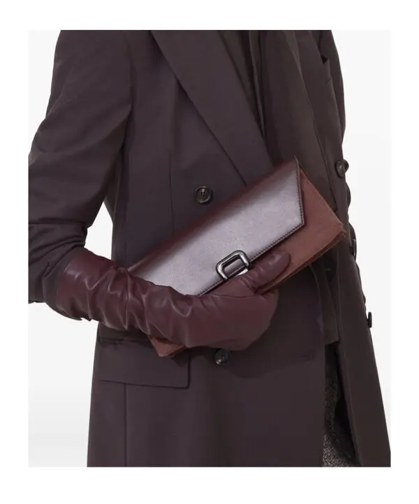 Brunello Cucinelli Sartorial Foldover Top Pouch