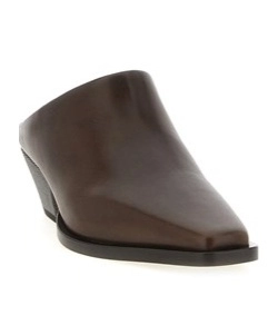 Brunello Cucinelli Square Toe Heeled Mules