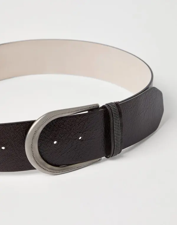 Brunello Cucinelli Shiny Loop Belt