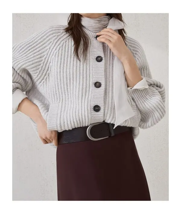Brunello Cucinelli Shiny Loop Belt