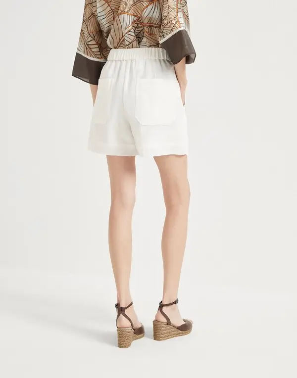 Brunello Cucinelli Elastic Waist Baggy Shorts