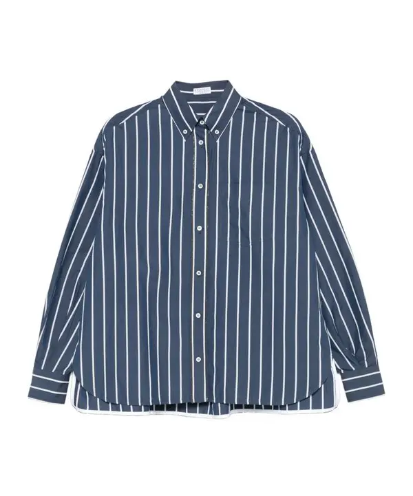 Brunello Cucinelli Striped Button-down Shirt