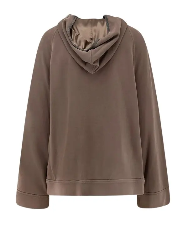 Brunello Cucinelli Hooded Cotton Zip-up Hoodie