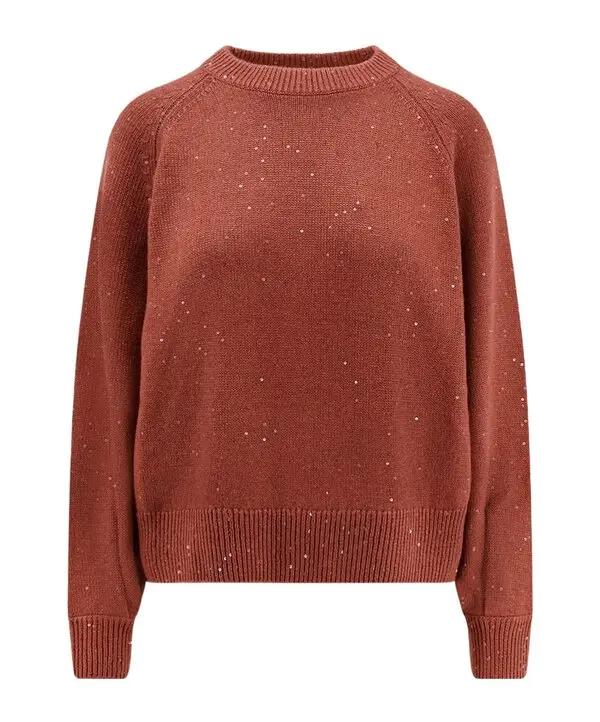 Brunello Cucinelli Sequin Embellished Knitted Jumper