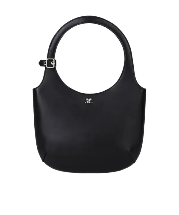 COURREGES Courrèges Holy Half-moon Logo Detailed Handbag