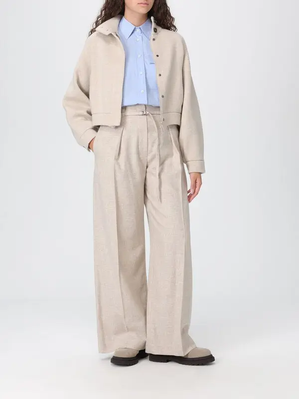 Brunello Cucinelli Monili Detailed High-neck Jacket