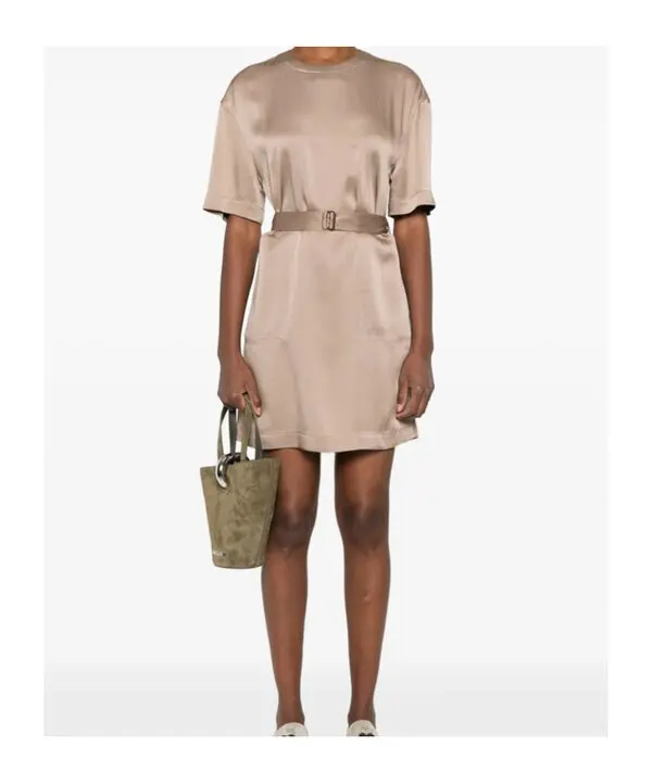 Brunello Cucinelli Belted Mini Dress