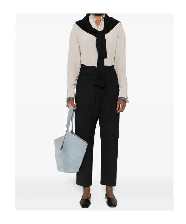 Brunello Cucinelli Sequin Embellished Silk Shirt