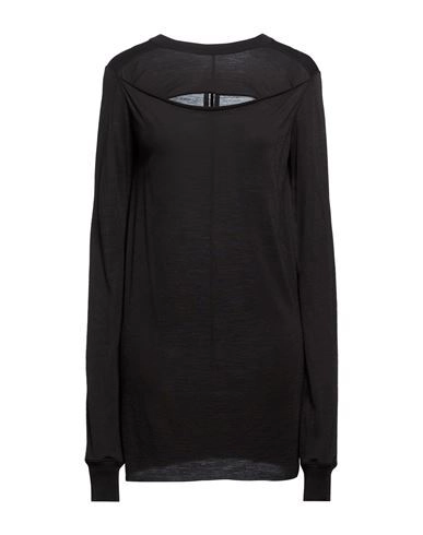 Rick Owens T-shirt Size Virgin Wool, Silk - Black