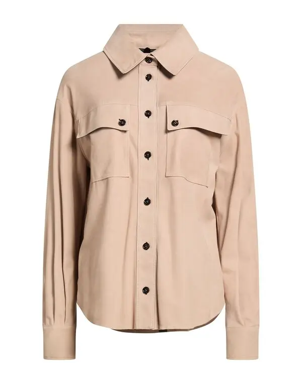 MOORER Suede Shirt