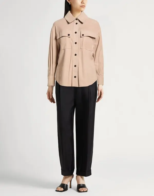 MOORER Suede Shirt