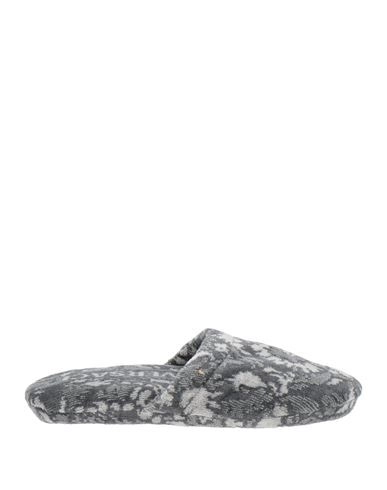 Versace House Slipper Size Cotton, Cashmere - Grey