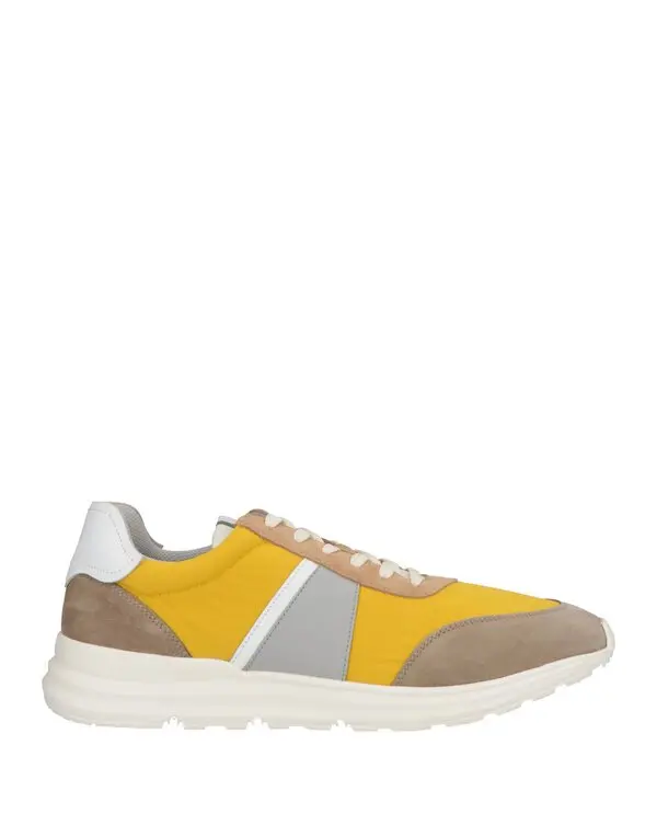 BALDININI Sneakers Size Leather, Textile Fibers
