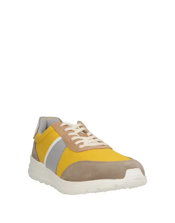 BALDININI Sneakers Size Leather, Textile Fibers