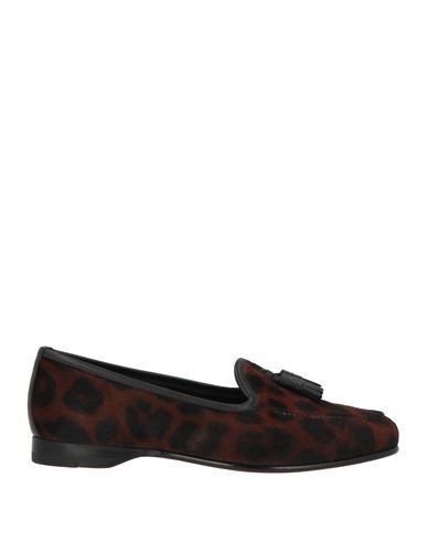 Santoni Loafers Dark Size Leather - Brown