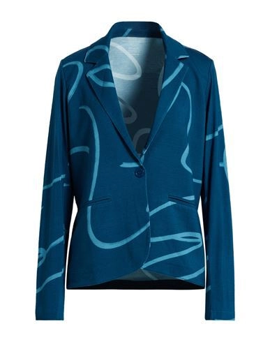 Majestic Filatures Blazer Size Viscose, Elastane - Deep Teal