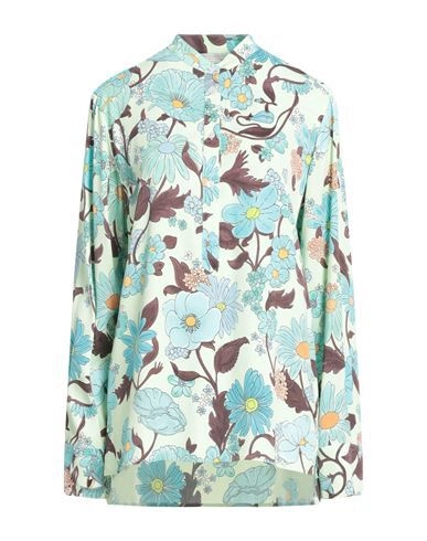 Stella McCartney Light Viscose Blend Long Sleeve Top - Light Green