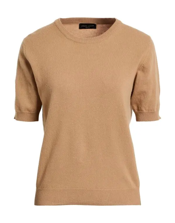 ROBERTO COLLINA Merino Wool And Cashmere Short Sleeve Sweater
