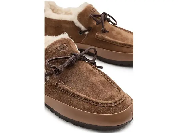 UGG Quill Slip-on Dress Flat Shoes Chestnut
